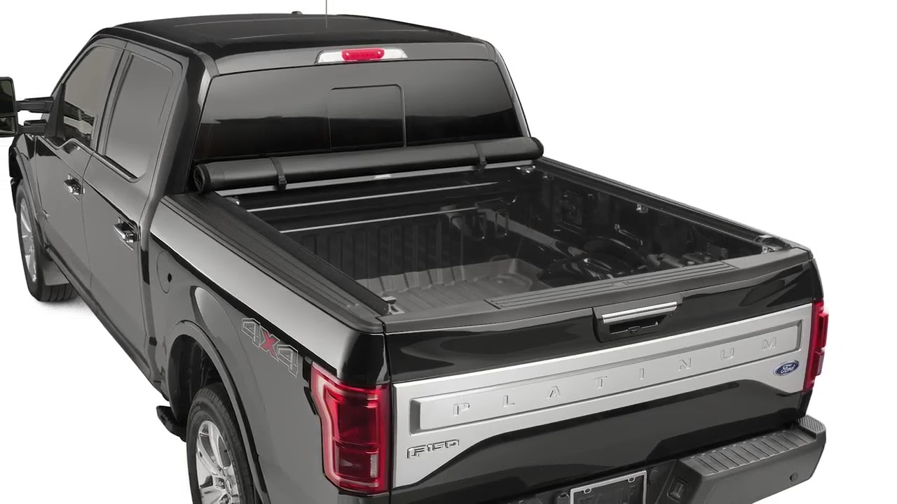 WeatherTech Roll Up Truck Bed Cover Up Close Look - YouTube