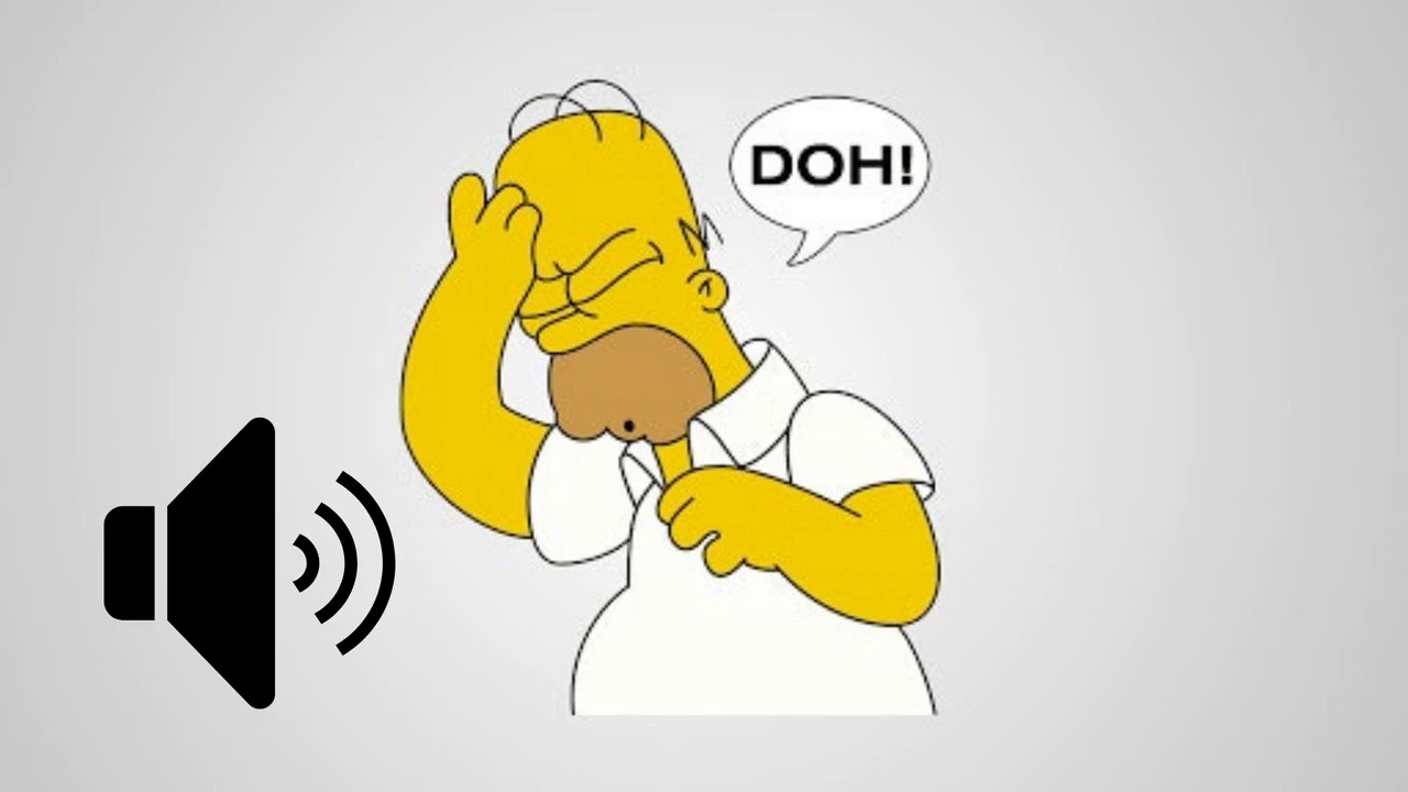 The Simpsons Homer "DOH" Sound Effect - - The SOund ButtOn - YouTube