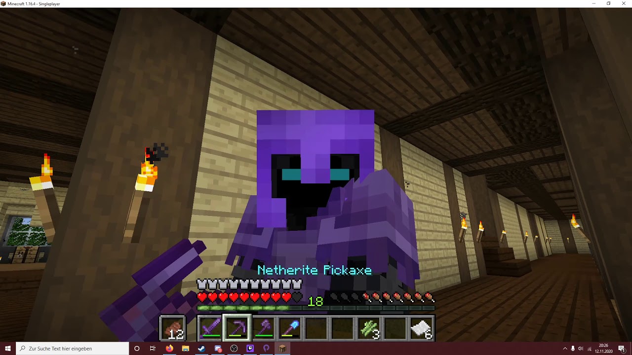 Minecraft dragon voll enchantete netherite rüstung folge 30 - YouTube