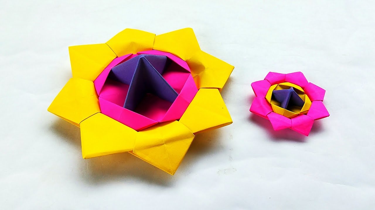How to Make Paper Spinning Top || Origami Spinning Top || DIY - YouTube