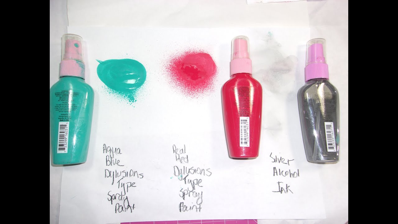 Bonus DIY Video, DIY Alcohol Ink & Dylusions Style Spray Paint, Plus ...