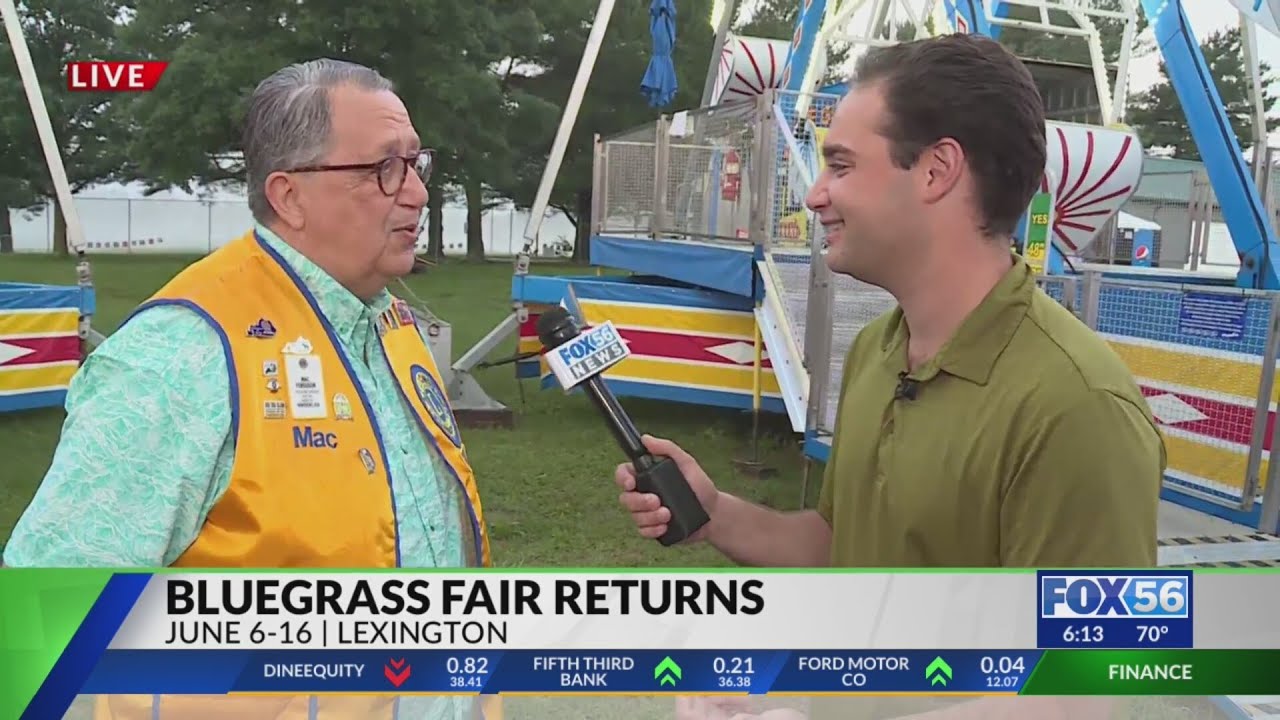 Opening weekend for the Bluegrass Fair - YouTube