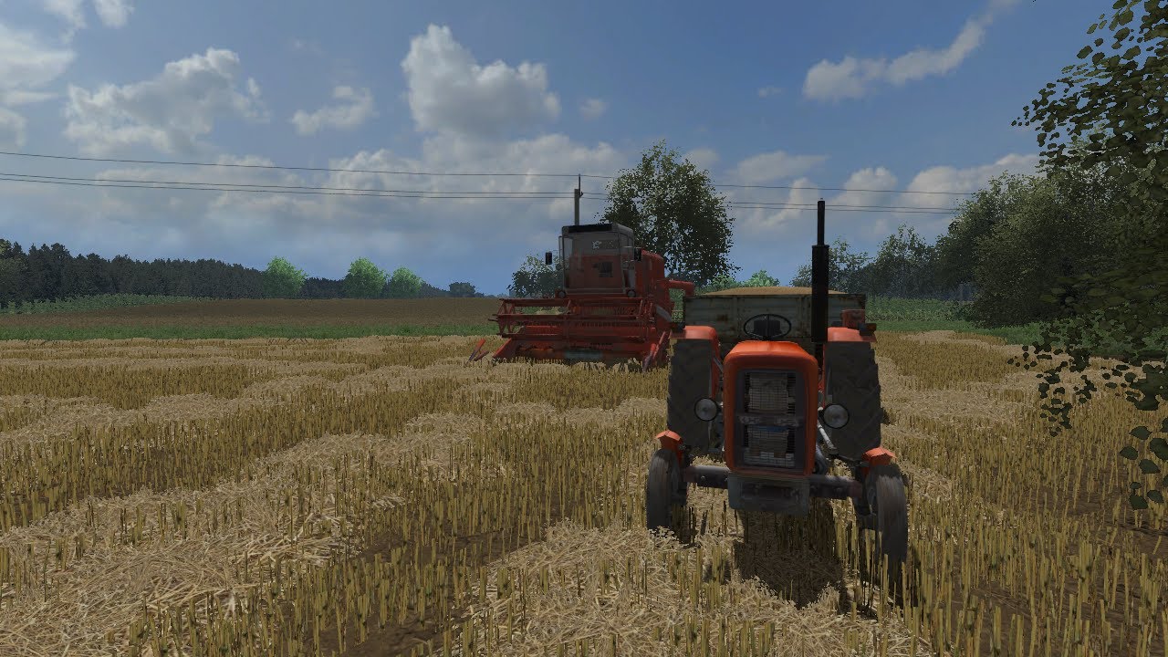 Powrót do klasyka fs 13 na polskich modach żniwa pszenicy - YouTube