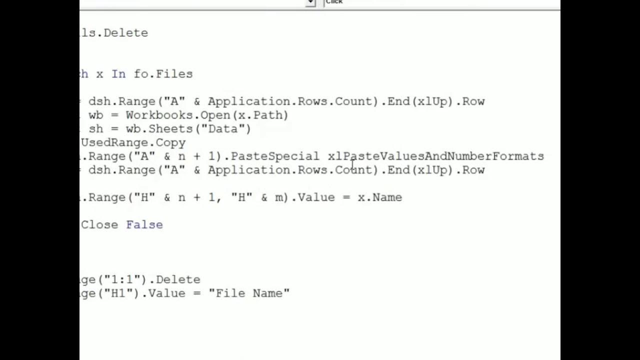 How to Create a data compiler in VBA - YouTube