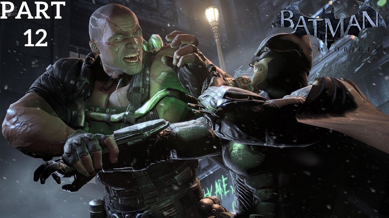 Batman Arkham Origins Bane vs Batman pt12 |Rook plays - YouTube