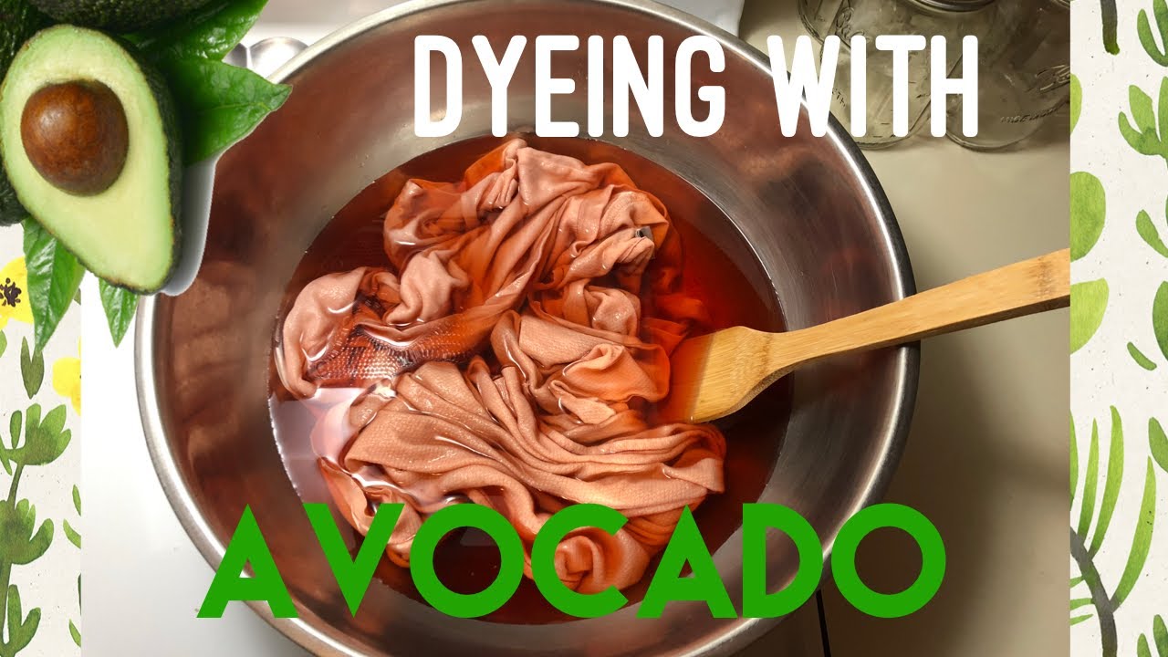 Dyeing with Avocado 🥑 - YouTube