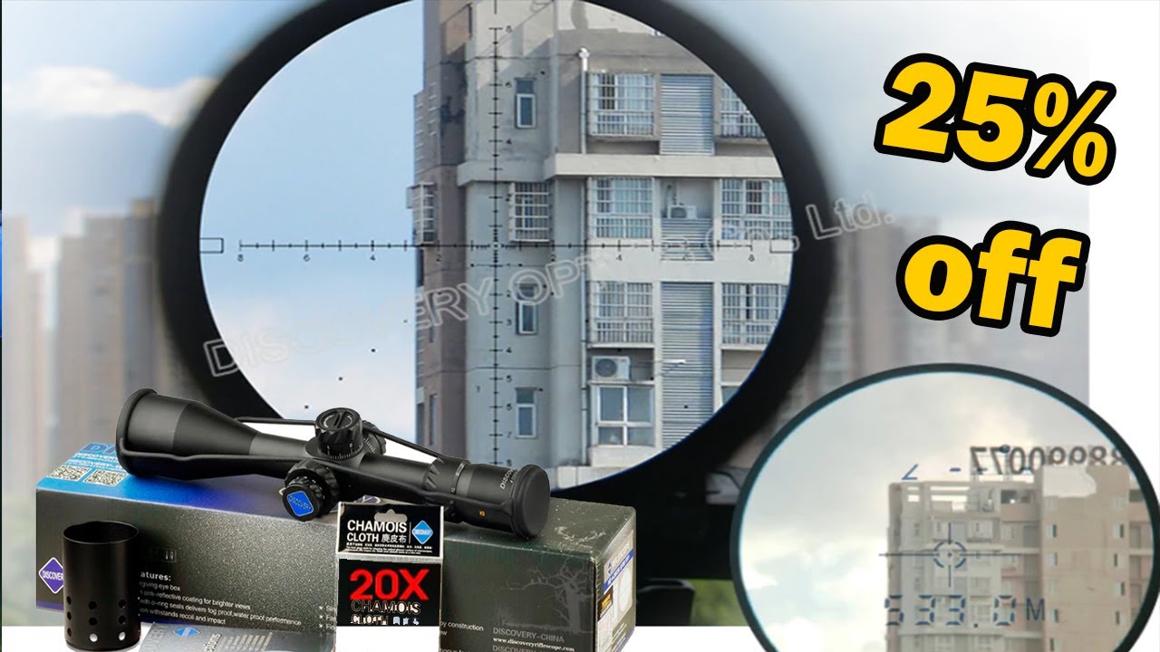 Discovery Illuminated Airgun Scopes for Army Long Range Shooting - YouTube