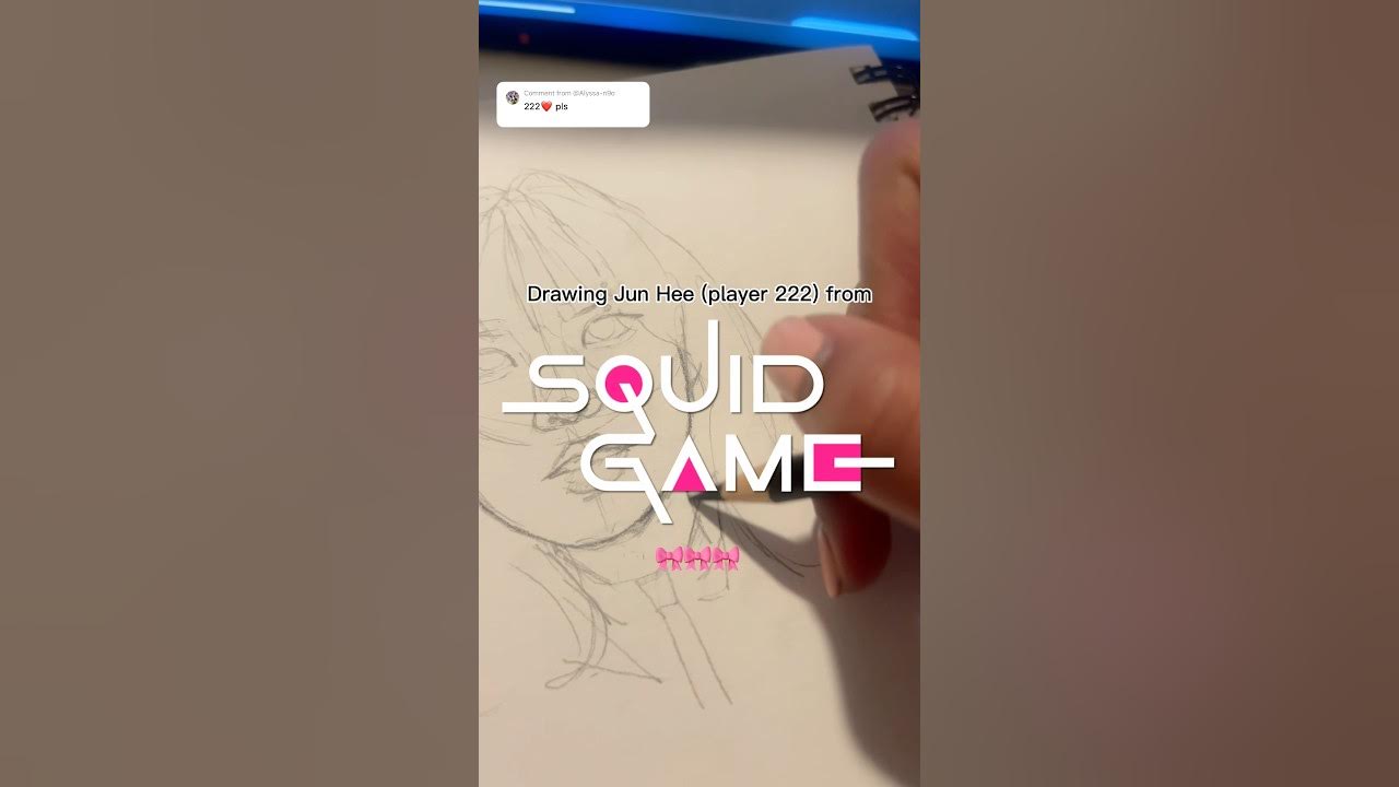 Drawing PLAYER 222 from Squid Game | • ZOORIE • #shorts #squidgame #player222 - YouTube