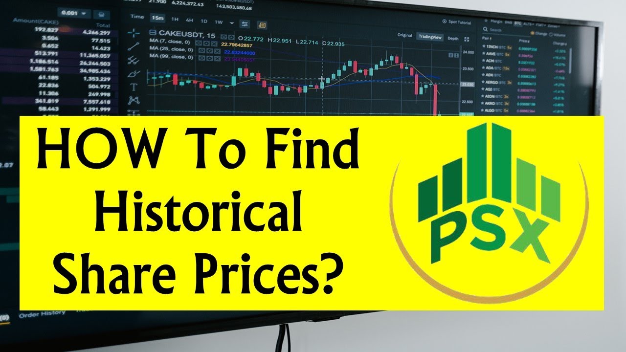 1. HOW To Find Historical Share Prices (PSX)? || Accessing stock market ...