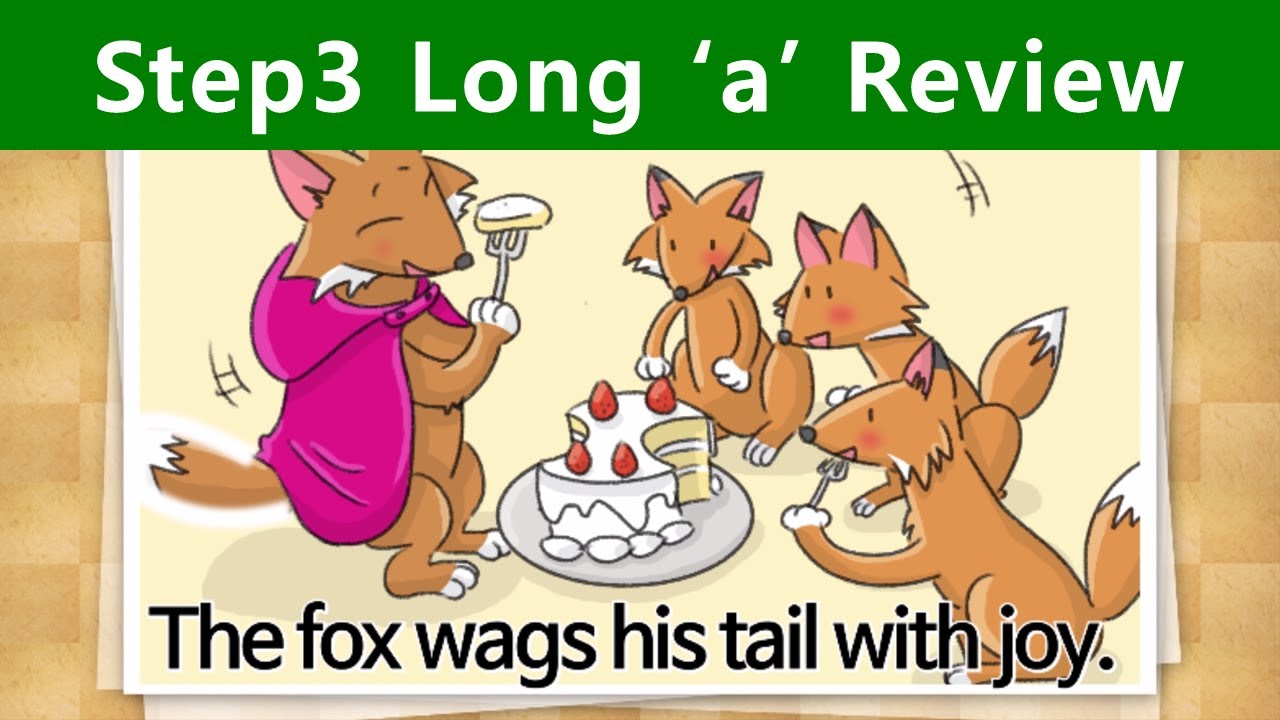 Step 3 | Review 1 (Long a) | 4 Step Phonics | Phonics for Kids - YouTube
