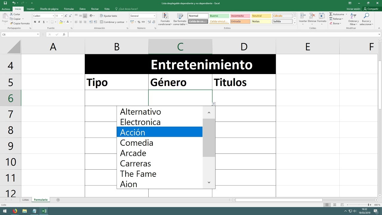 Excel Aprende Rapido A Crear O Insertar Multiples Listas Dependientes Excel Aprende Rapido A Crear O Insertar Multiples Listas Dependientes