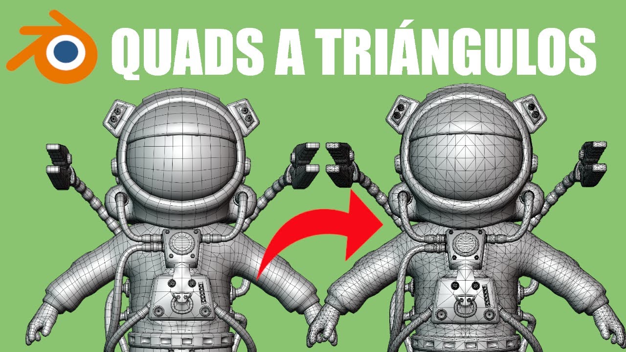 Cómo triangular topología en Blender automáticamente - Tutorial de ...