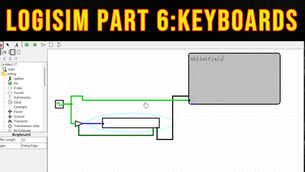 Logisim part 6:Keyboards - YouTube