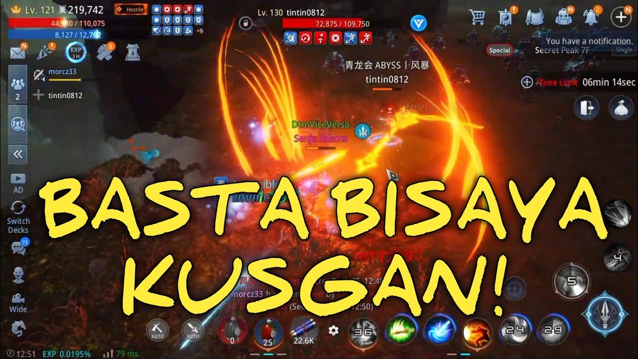 BASTA BISAYA KUSGAN [BGM] | LANCER PVP HIGHLIGHTS | Mir4 - YouTube