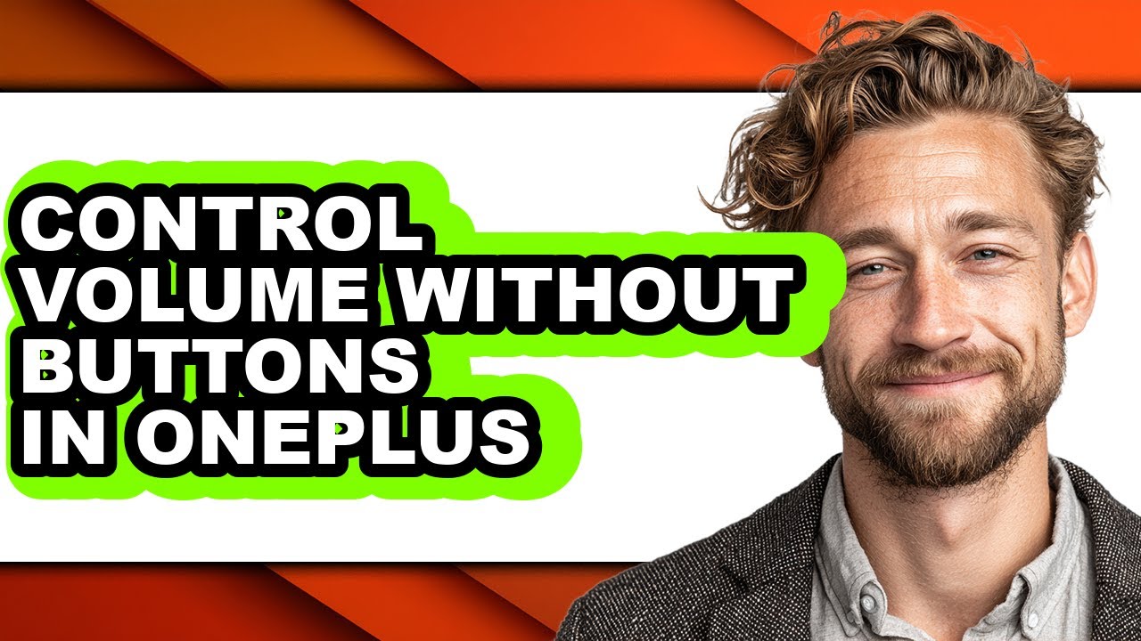 How to Control Volume Without Buttons in Oneplus - Step by Step - YouTube