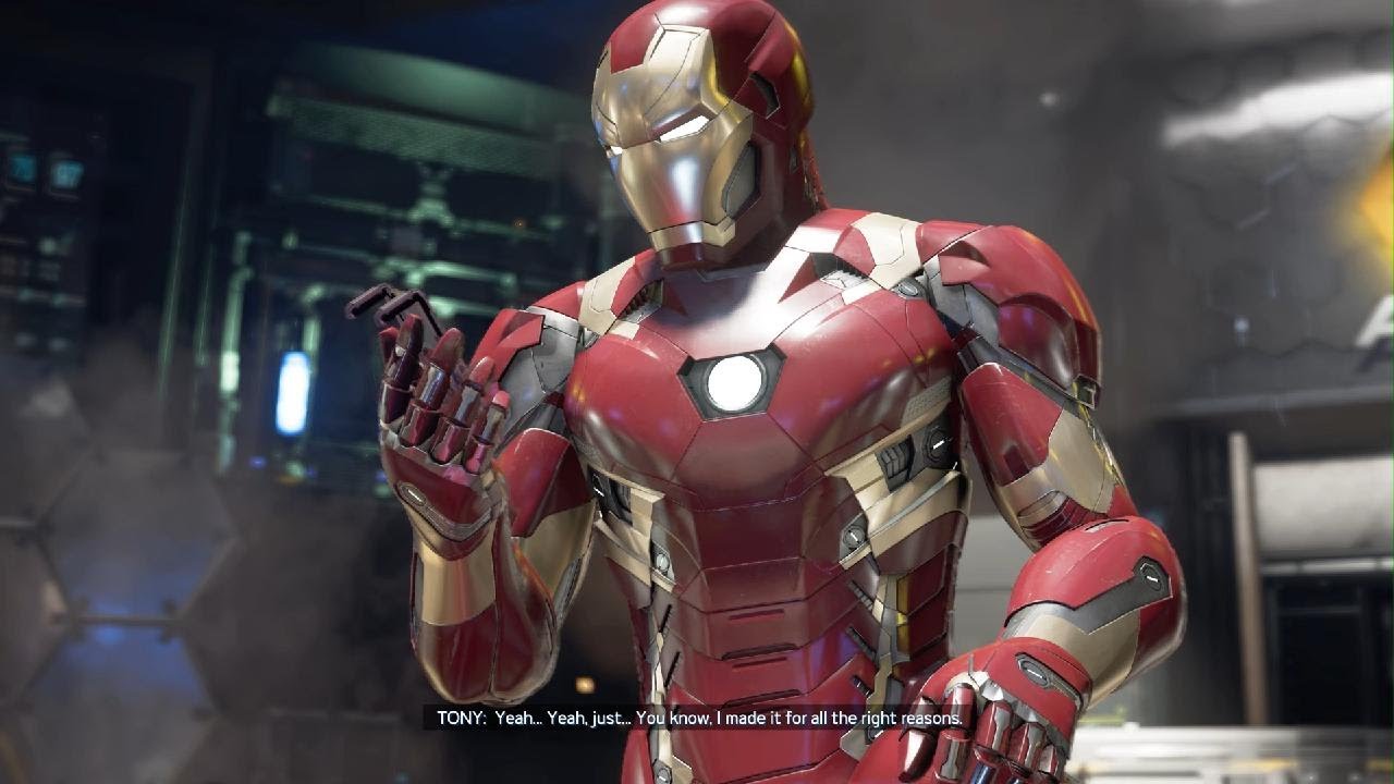 Marvel's Avengers chapter 1: Stopping a huge arc reactor - YouTube