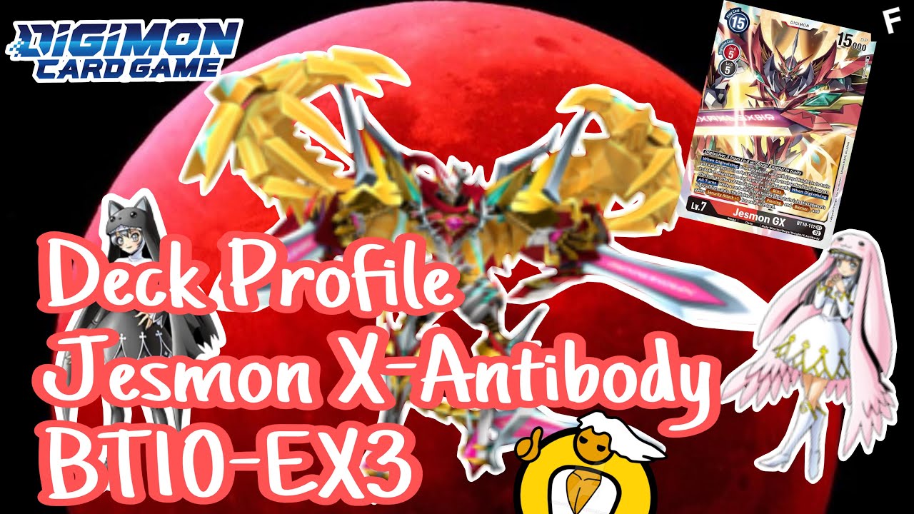 5 Security Checks en 1 Solo Ataque! JESMON GX Deck Profile | Digimon TCG BT10-EX3 - YouTube