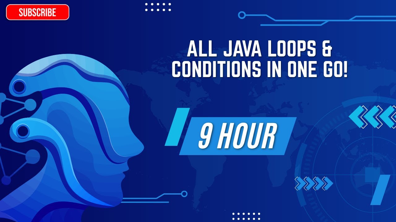 🔥Java Conditions, Loops & Operators | 9-Hour Full Course with Real-Time ...