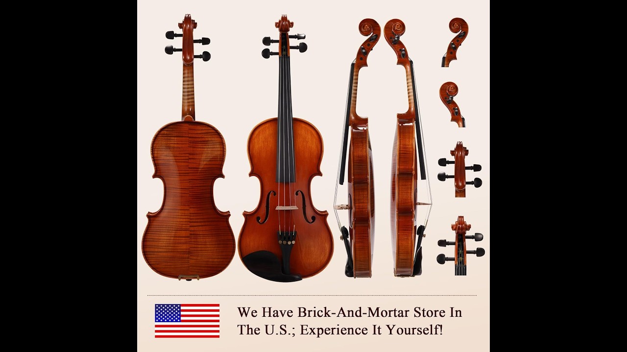 PHOENIX Violin 4/4 Full Size Set REVIEW - YouTube