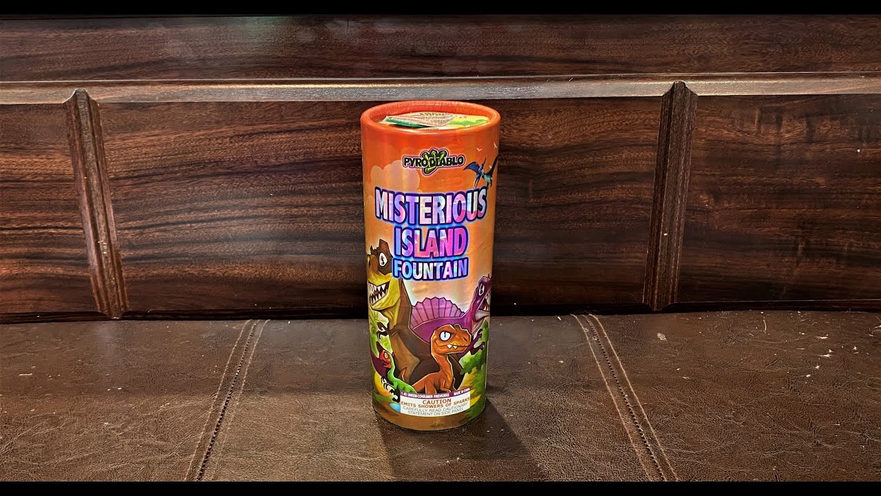 Pyro Diablo Fireworks - Misterious Island Fountain - YouTube