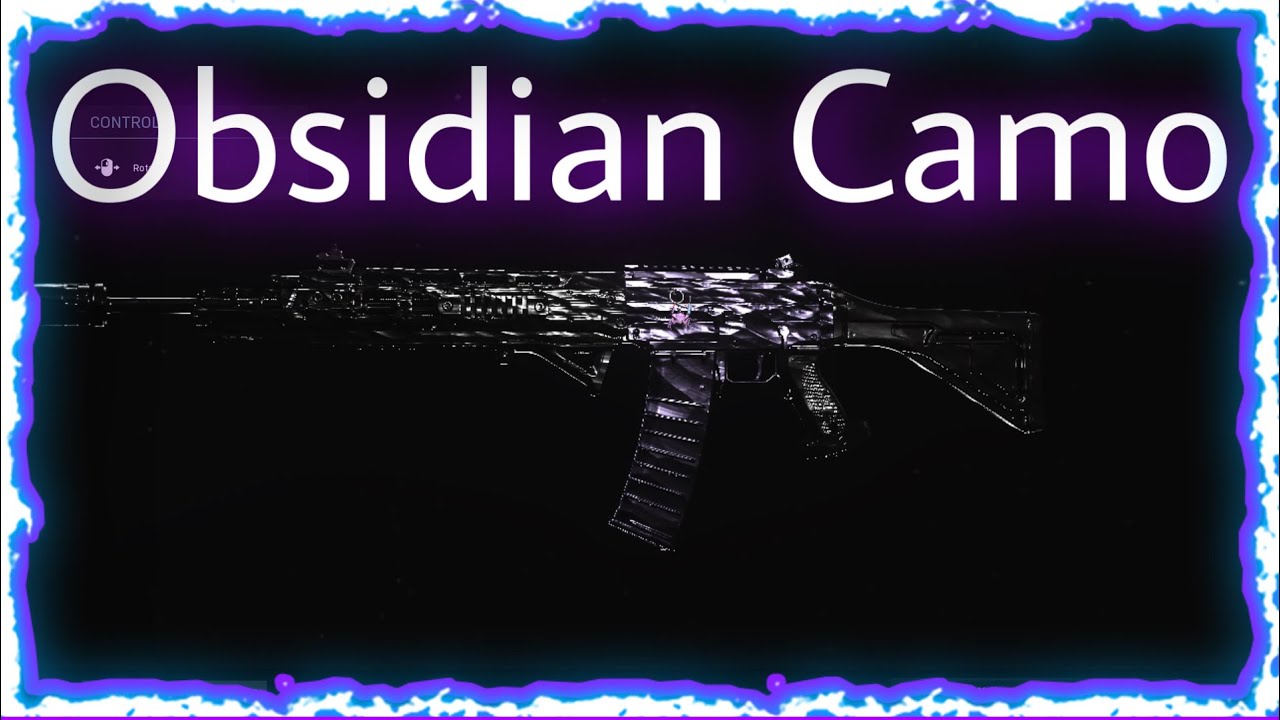 Unlocking Obsidian Camo (Modern Warefare) - YouTube