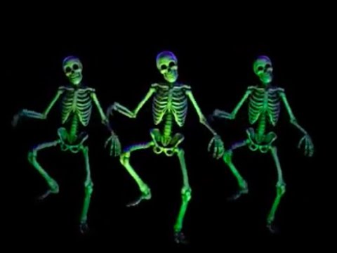 AtmosFX Bone Chillers 2 dancing skeletons Complete Demo - YouTube