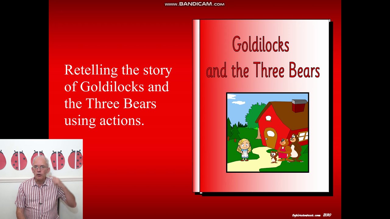 Goldilocks and the Three Bears Story with actions - YouTube