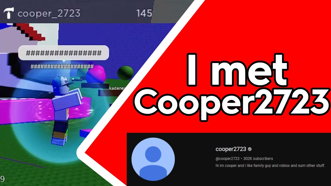 I Met Cooper2723 - YouTube