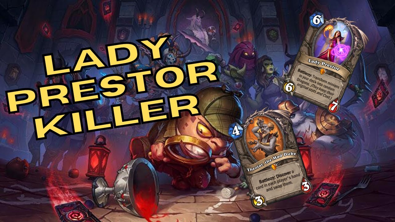 Lady Prestor Killer - Murder At Castle Nathria - Hearthstone - YouTube