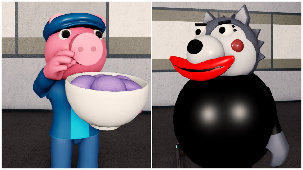 How To Get “FAT WILLOW! & “MASHED POTATOES” BADGE in PIGGY RP FILM ...