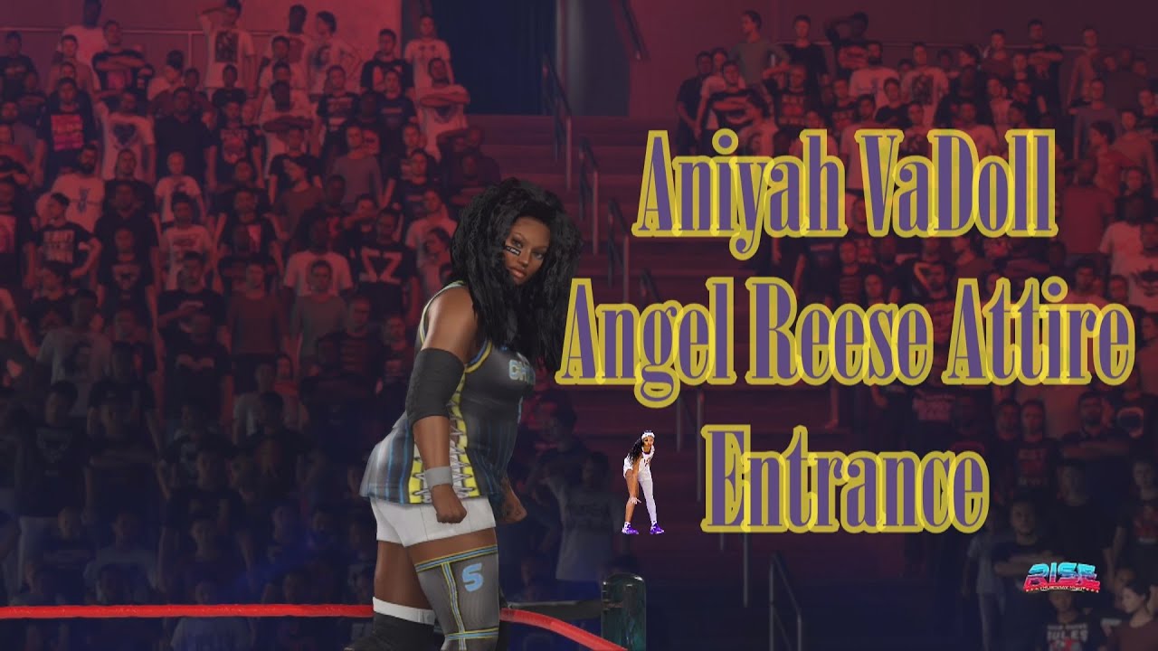 WWE 2K24 Aniyah VaDoll CAW Entrance (Angel Reese Attire) #wnba - YouTube