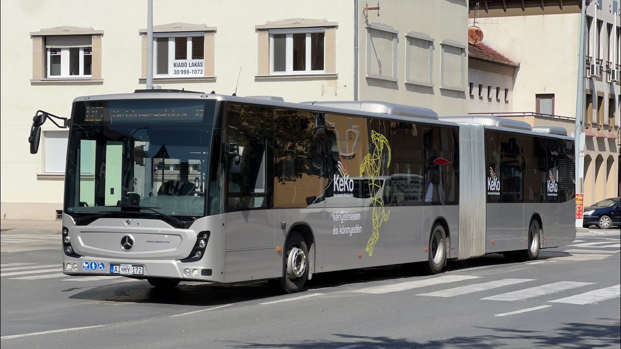 Utazás egy Kecskeméti Mercedes NG Conecto G busszal - YouTube