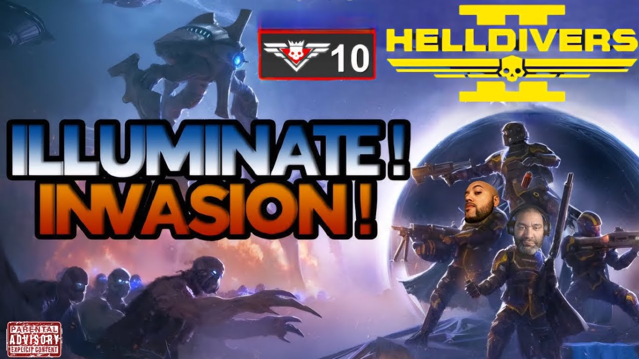 DOMINATING Super Helldive | Helldivers 2 vs Illuminate - Flawless Victory! - YouTube