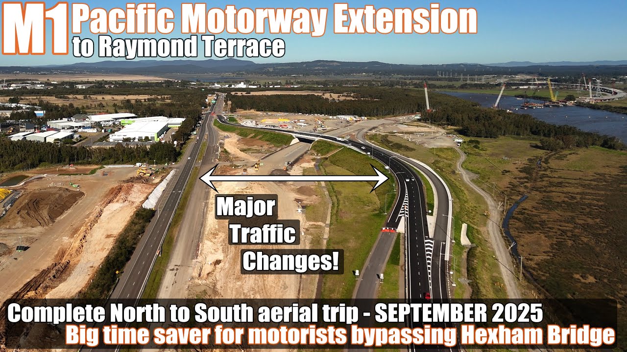 New September 2025! See TRAFFIC CHANGES along the M1 Pacific Motorway ...