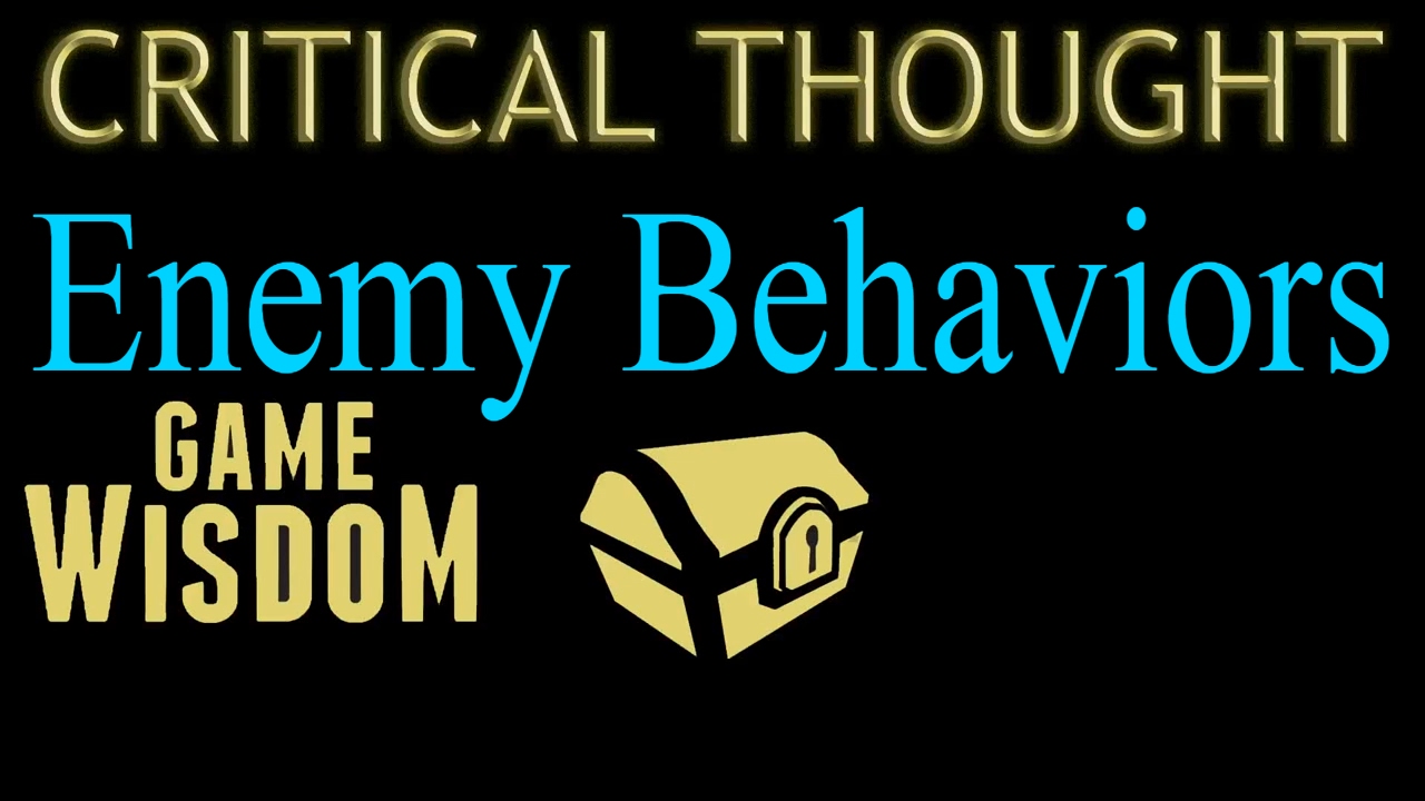 A Critical Thought on Creating Enemy Behaviors in Game Design - YouTube