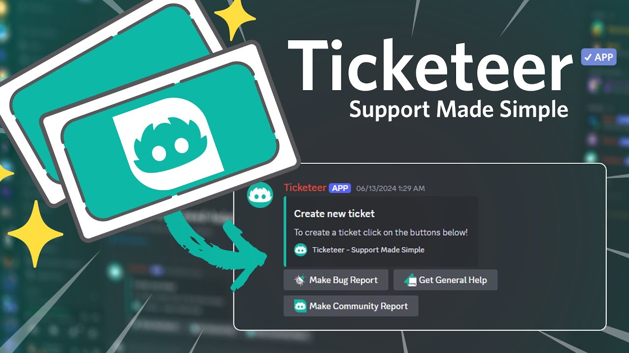 How to setup Ticketeer for your Discord server! ( 2024 ) #ticketeer #discord - YouTube