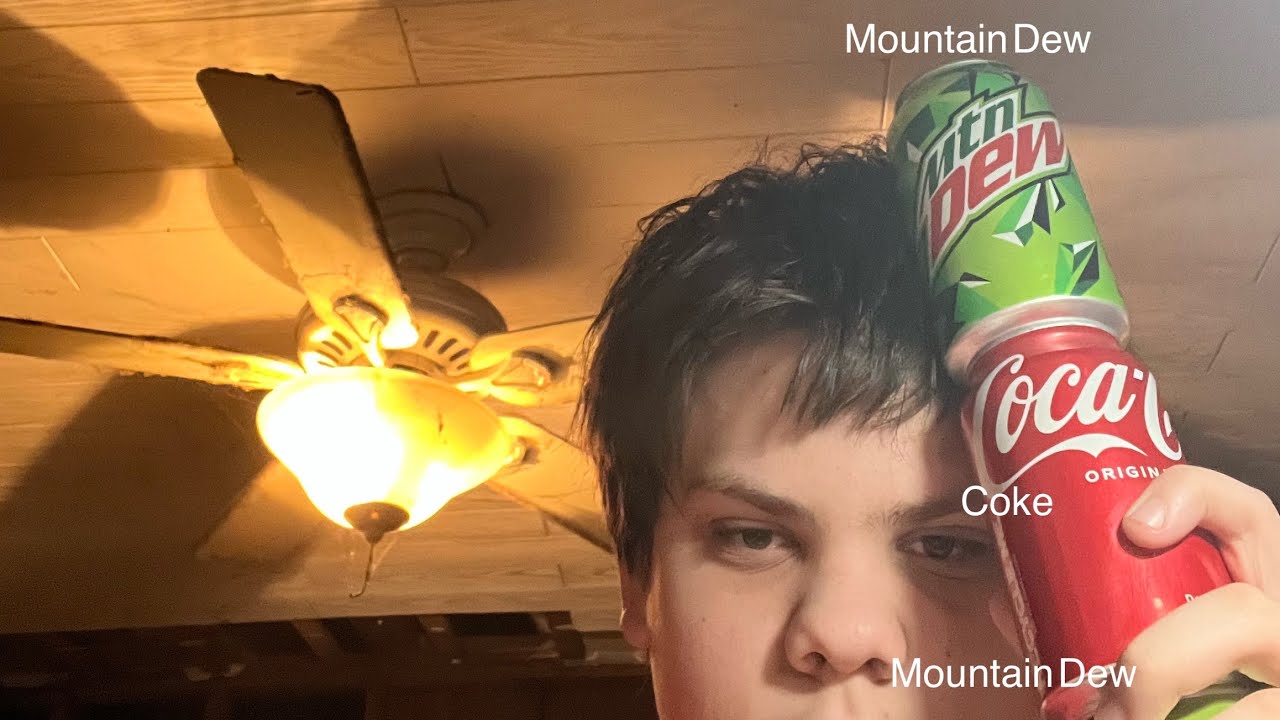 2 Cans Mountain Dew and 1 Can Coke chug challenge - YouTube