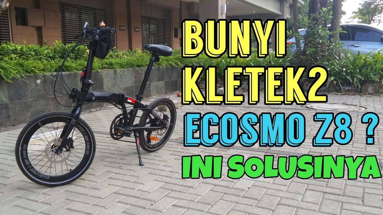 UPGRADE SEPEDA LIPAT - ECOSMO Z8 TIPIS-TIPIS - YouTube