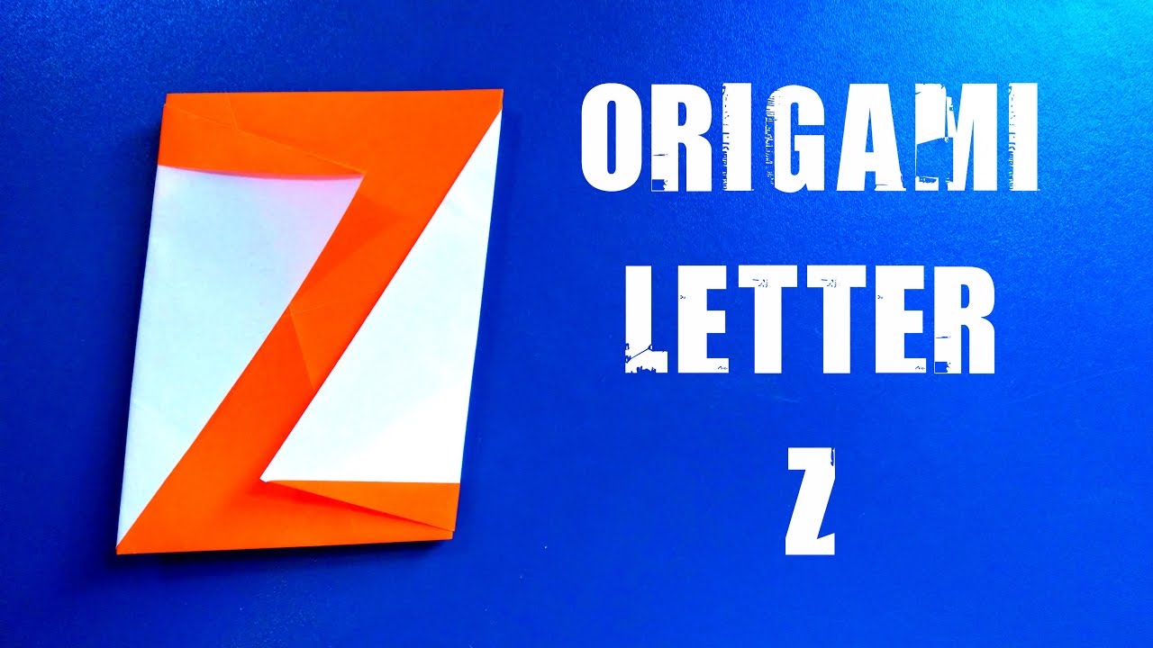Origami Letter Z - YouTube