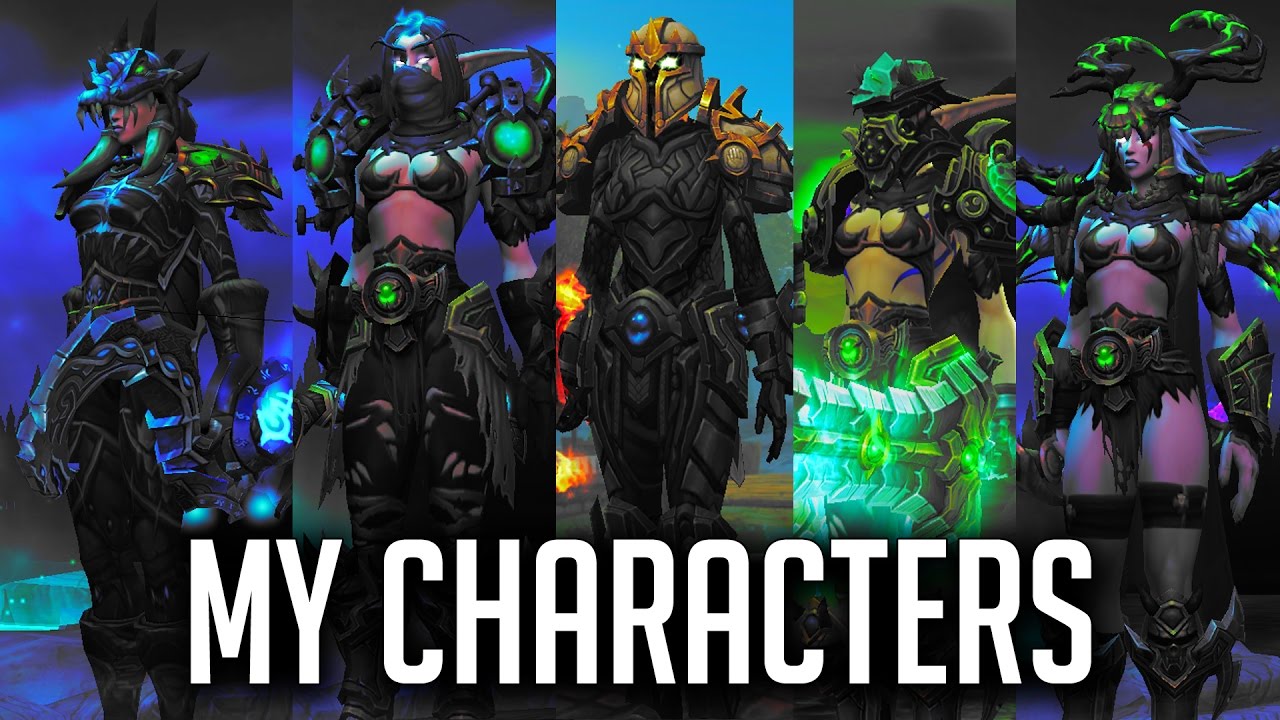 All my 50 WoW Characters | Chit Chat video - YouTube