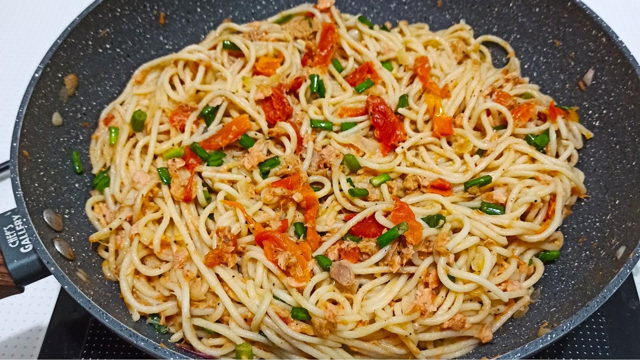 CHILI CORNED TUNA AND TOMATO PASTA | Canned Tuna Pasta | San Marino ...