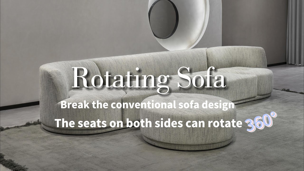 Rotating sofa|Break the tradition. - YouTube