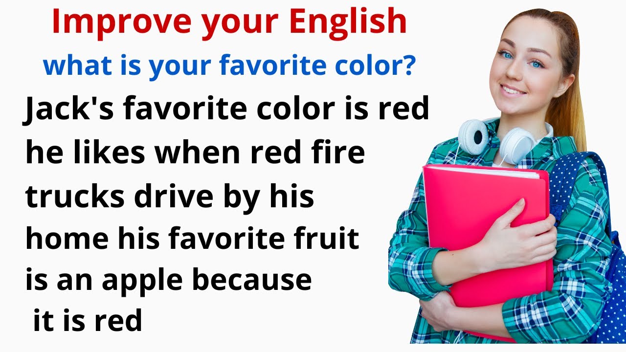 Improve Your English | what is your favorite color | English Listening ...