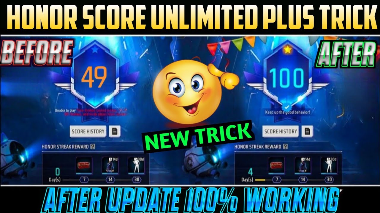How To Increase Honor Score In Free Fire 2024 | After Ob44 Update Honor ...