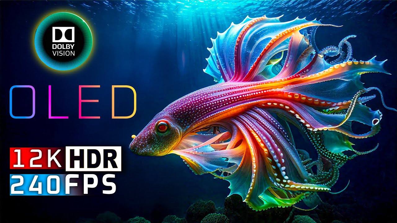 Ocean Colors in 12K HDR Ultra HD | Stunning Ocean Life with Relaxing ...