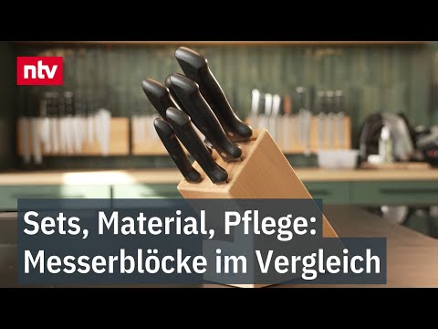 Sets, Material, Pflege: Messerblöcke im Vergleich - \