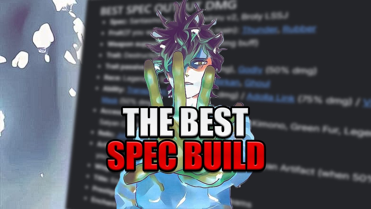 Verse Piece | THE BEST SPEC BUILD! - (UPDATED) + (Showcase & Guide) # ...