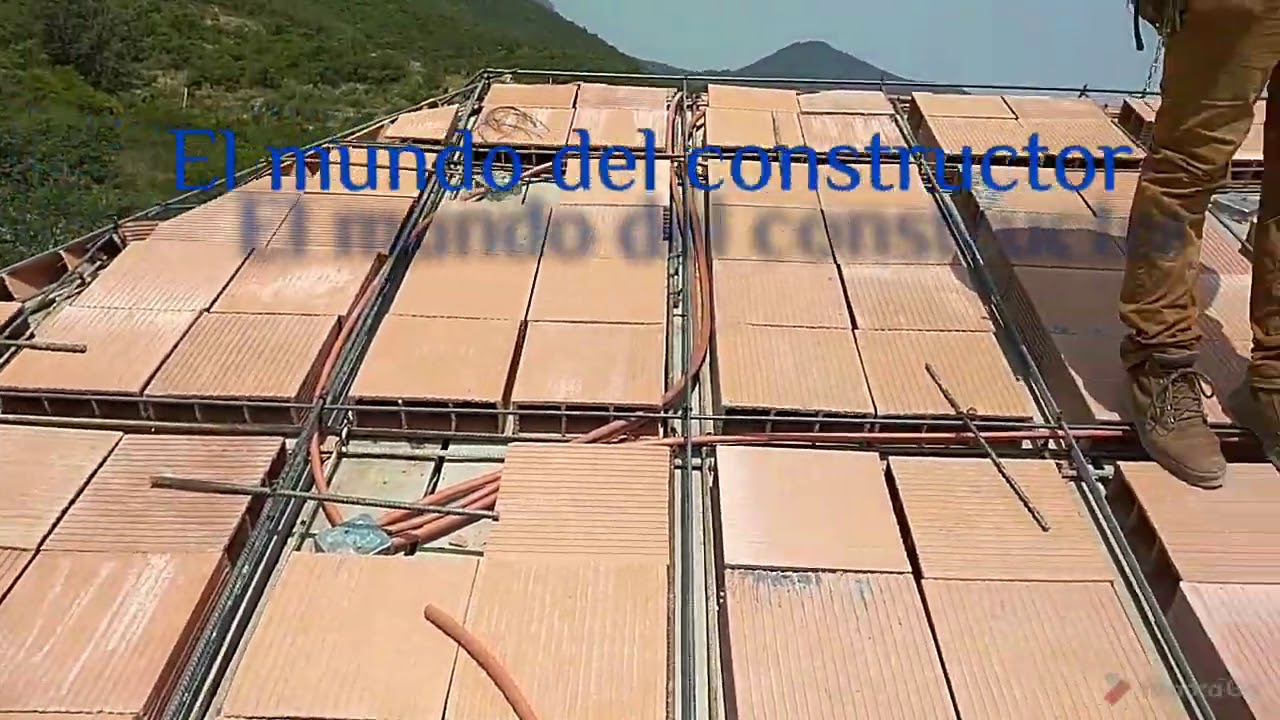 Construcción de losa inclinada parte 2 - YouTube