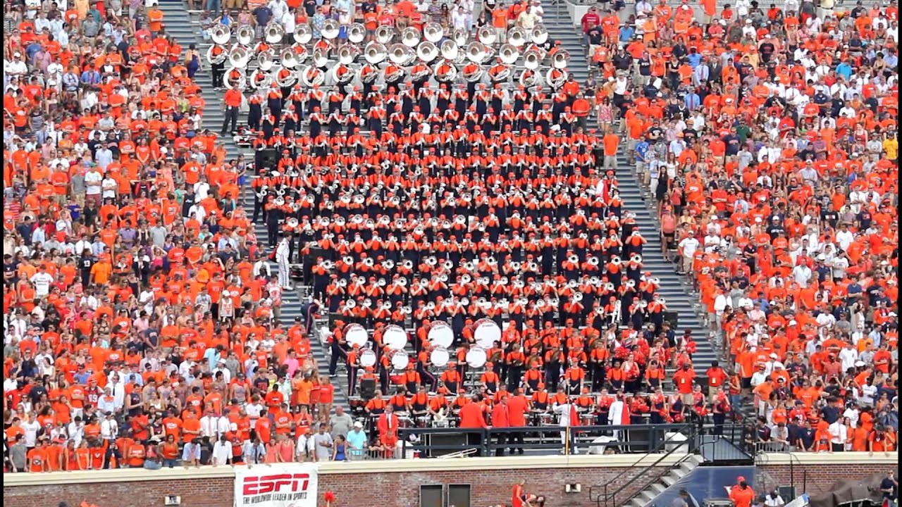 UVA Cavalier Marching Band "Tag" and "Techno" - YouTube