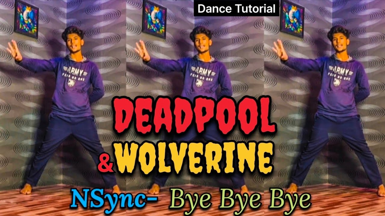 NSync- Bye Bye Bye | Deadpool | Step by Step Tutorial | (Beginner ...